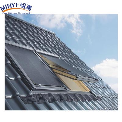China Vertical Swing Roof Window Windproof Metal Skylight for Aluminum Slope Roof 30sqm MOQ for sale