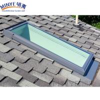 China Vertical Swing Roof Window Windproof Metal Skylight for Aluminum Slope Roof 30sqm MOQ for sale