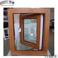 China Shanghai Rehau German PVC Casement Window with EPDM Rubber Strip and Security Stay Hinge 5mm Glass for sale