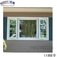 China Shanghai Rehau German PVC Casement Window with EPDM Rubber Strip and Security Stay Hinge 5mm Glass for sale