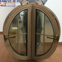 China 1.4 mm Profile Thickness Brick Moulding Shanghai Half Round Wooden Casement Window for sale
