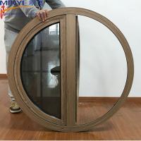 China 1.4 mm Profile Thickness Brick Moulding Shanghai Half Round Wooden Casement Window for sale