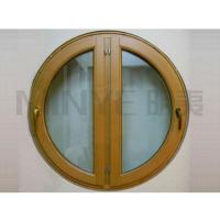 China 1.4 mm Profile Thickness Brick Moulding Shanghai Half Round Wooden Casement Window for sale
