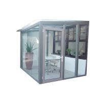 China Triangle Roof Molding Sunroom with 4000 Pa Wind Resistance Double Glazed Aluminum for sale