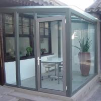 China Triangle Roof Molding Sunroom with 4000 Pa Wind Resistance Double Glazed Aluminum for sale