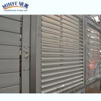 China OEM Aluminum Profile Glass Plantation Shutters Rolling Opening 4mm-12mm Single Glass for sale