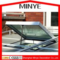China Manual Skylight 5mm Double Glazed Aluminum Frame Roof Window 1200x600mm for sale