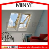 China Manual Skylight 5mm Double Glazed Aluminum Frame Roof Window 1200x600mm for sale