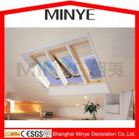 China Manual Skylight 5mm Double Glazed Aluminum Frame Roof Window 1200x600mm for sale