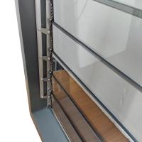 China Custom Aluminum Louver Windows Semi Circular Design 6063-T5 Thermal Break Glass Blade Manual Windows for sale