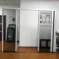 China Retractable Open Style Customized Triple Mosquito Net Sliding Screen Door And Window for sale