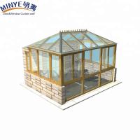 China Solid Color Aluminum Sun Rooms High Wind Resistance 3000 Pa Custom Sizes for sale