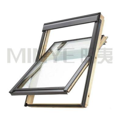 China Convenient Sky View Waterproof Aluminum Frame Double Glass Roofing Skylight Window for sale