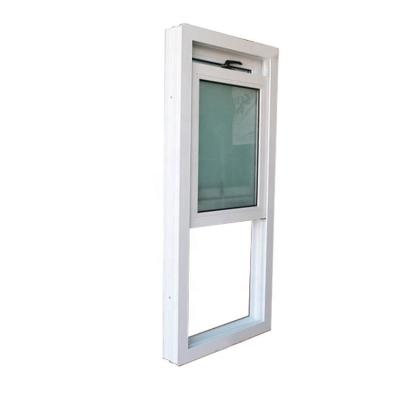 China 2.0mm-2.5mm Profile Thickness PVC Vertical Sliding Window for Courtyard Installation for sale