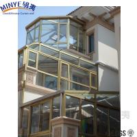 China Prefabricated Thermal Break Aluminum Sunroom Greenhouse with Double Glazing 5mm+12A+5mm for sale