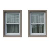 China 2.0mm-2.5mm Profile Thickness PVC Vertical Sliding Window for Courtyard Installation for sale