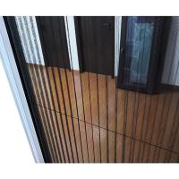 China Aluminum Alloy Pleated Mesh Folding Mosquito Screen Door Anti-Aging 16063-T5 for sale
