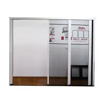 China Aluminum Alloy Pleated Mesh Folding Mosquito Screen Door Anti-Aging 16063-T5 for sale