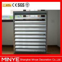 China Exterior Aluminum Louvers Metal Windows 1.4mm Frame Double Glazed 5+12A+5mm for sale