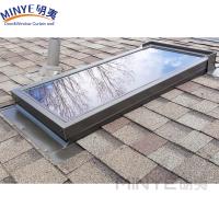 China Smooth Finished Balcony Roof Window Skylight Aluminum Alloy 6063-T5 5mm+12A+5mm Double Glazed for sale