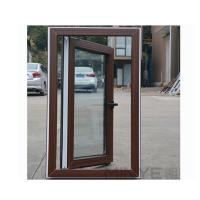 China Dubai Entry PVC Doors with Fiberglass Screen Netting and EPDM Rubber Strip 6063-T5 for sale