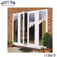 China Dubai Entry PVC Doors with Fiberglass Screen Netting and EPDM Rubber Strip 6063-T5 for sale