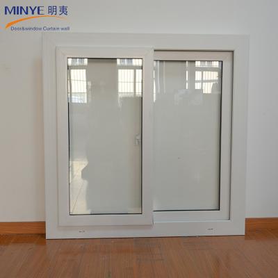 China REHAU PVC Sliding Window Customizable Durable Stainless Steel Grills 4500 Pa Wind Pressure for sale