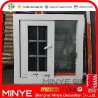 China REHAU PVC Sliding Window Customizable Durable Stainless Steel Grills 4500 Pa Wind Pressure for sale
