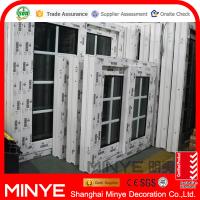 China REHAU PVC Sliding Window Customizable Durable Stainless Steel Grills 4500 Pa Wind Pressure for sale