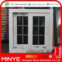 China REHAU PVC Sliding Window Customizable Durable Stainless Steel Grills 4500 Pa Wind Pressure for sale