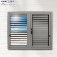 China White Aluminum Shutters Europe Style Midcentury Residential Buildings 6063-T5 Thermal Break for sale
