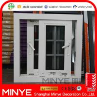 China REHAU PVC Sliding Window Customizable Durable Stainless Steel Grills 4500 Pa Wind Pressure for sale
