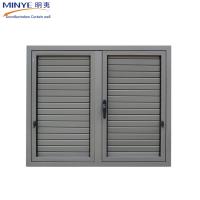 China White Aluminum Shutters Europe Style Midcentury Residential Buildings 6063-T5 Thermal Break for sale