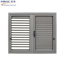 China White Aluminum Shutters Europe Style Midcentury Residential Buildings 6063-T5 Thermal Break for sale