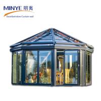 China Customized Aluminum Glass Sunroom with Double Glazing 5mm+12A+5mm Low-E Glass for sale