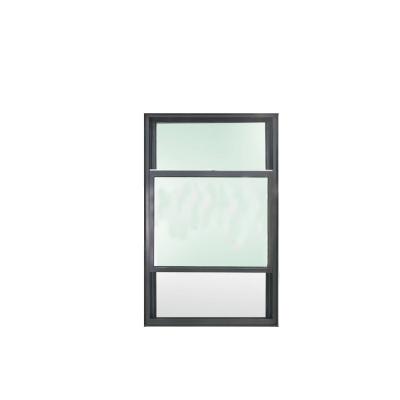 China Green German Rehau Profile PVC Windows and Doors Double Glazed 5mm12A5mm for sale