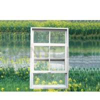 China Green German Rehau Profile PVC Windows and Doors Double Glazed 5mm12A5mm for sale