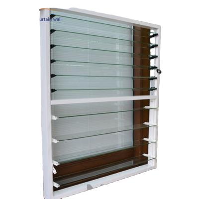 China Toughened Aluminum Louvers and Window Shutters Modern Style Custom Sizes 5/8 Grid for sale