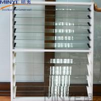 China Toughened Aluminum Louvers and Window Shutters Modern Style Custom Sizes 5/8 Grid for sale