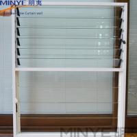 China Toughened Aluminum Louvers and Window Shutters Modern Style Custom Sizes 5/8 Grid for sale