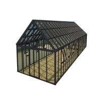 China Triangle Roof Molding Customized Aluminum Glass Sunroom Kits 5mm 12A Low-E for sale
