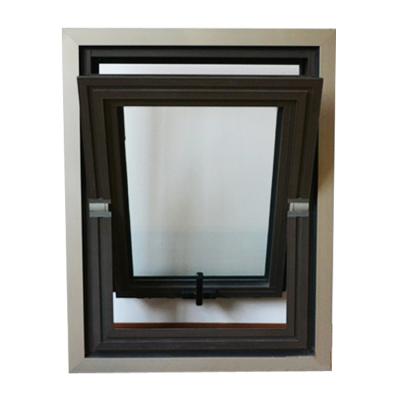 China Design Vertical Center Pivot Window with Aluminum Alloy Frame and PVDF Coating Material for sale