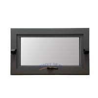 China Aluminum Horizontally Center-hung Swivel Pivot Hung Window 6063-T5 Double Glazed 5mm+12A+5mm for sale