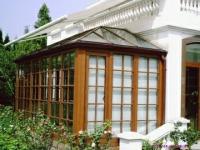 China Triangle Roof Molding Customized Aluminum Glass Sunroom Kits 5mm 12A Low-E for sale