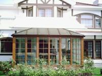 China Triangle Roof Molding Customized Aluminum Glass Sunroom Kits 5mm 12A Low-E for sale