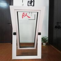 China Design Vertical Center Pivot Window with Aluminum Alloy Frame and PVDF Coating Material for sale