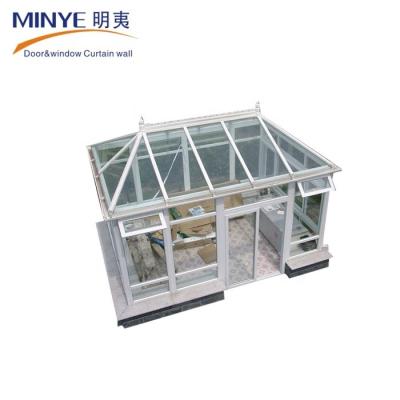 China Folding Screen Aluminum Alloy Glass Sunroom Customized Shapes 6063-T5 Thermal Break for sale
