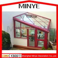 China Folding Screen Aluminum Alloy Glass Sunroom Customized Shapes 6063-T5 Thermal Break for sale