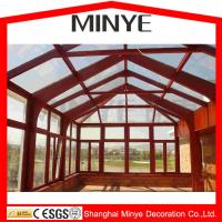 China Folding Screen Aluminum Alloy Glass Sunroom Customized Shapes 6063-T5 Thermal Break for sale