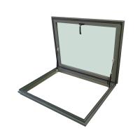 China Stainless Steel Screen Skylight Aluminum Frame Roof Window 1 Inch Insulating Glass for sale